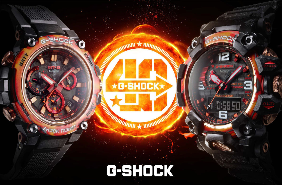 G-SHOCK 40th Anniversary Flare Red Models – G Shock New Zealand
